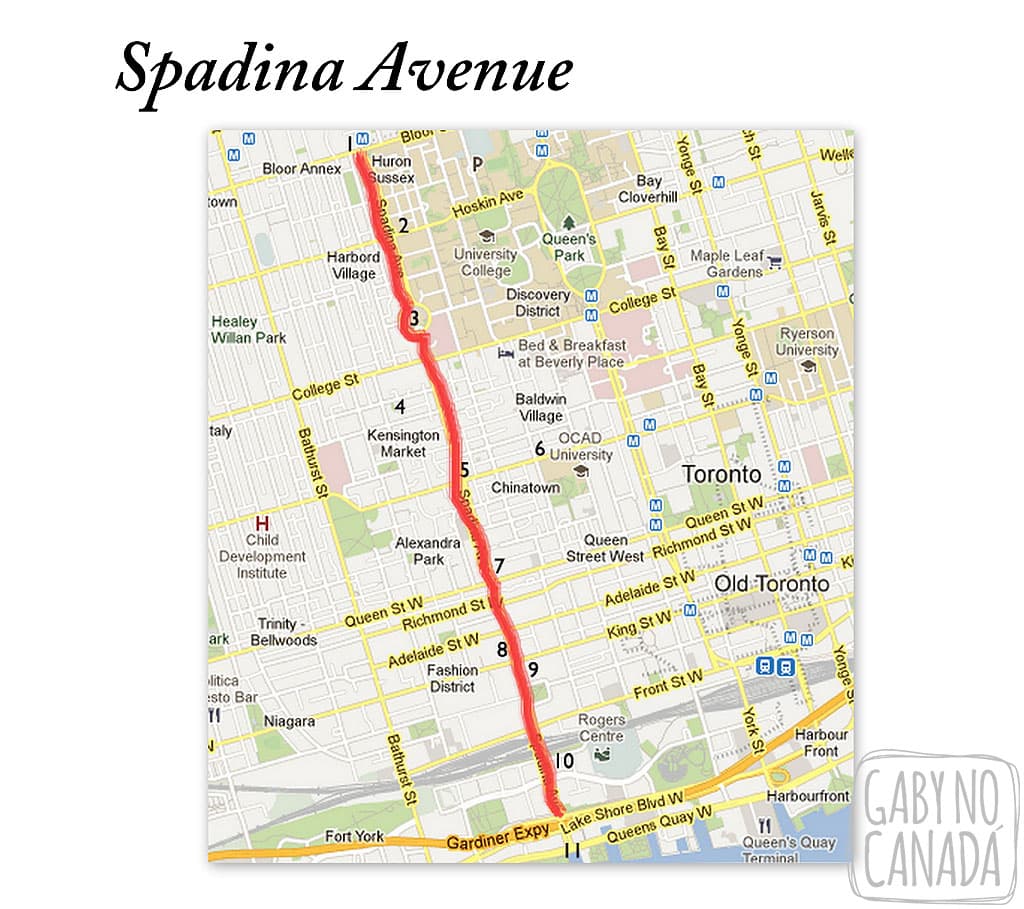 Ruas famosas de Toronto: Spadina Avenue – Gaby no Canadá