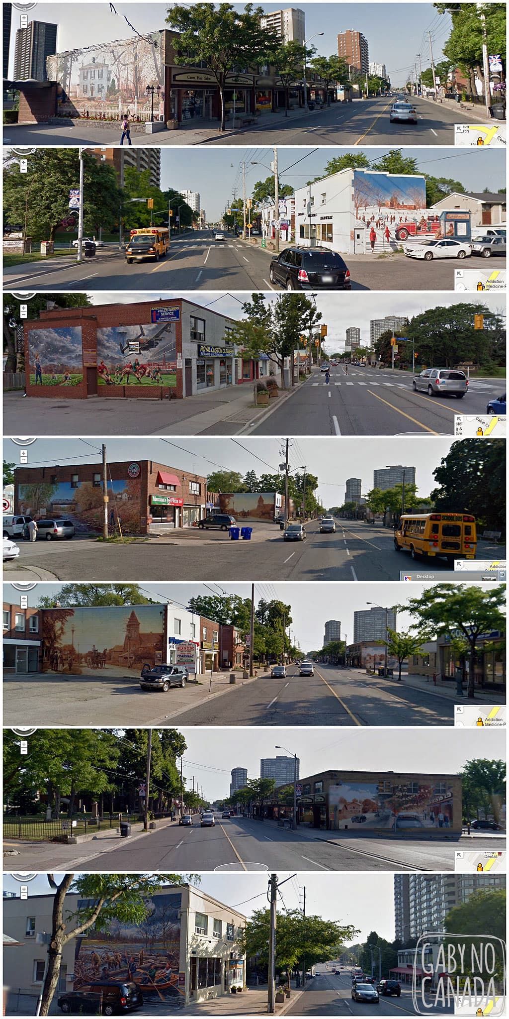 Village of Islington, Toronto’s Village of Murals – Gaby no Canadá